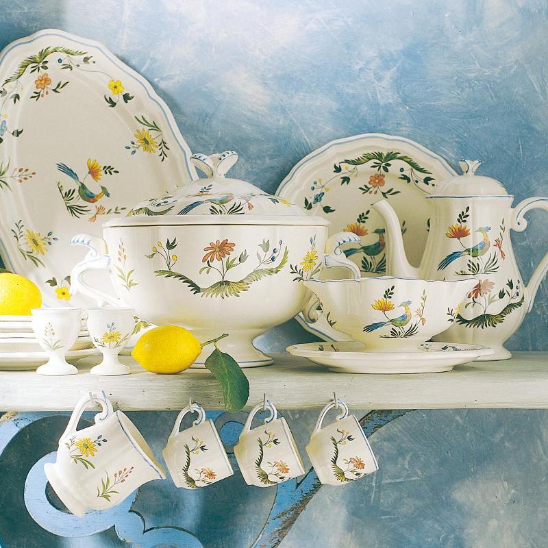 Фаянсовая посуда Oiseaux Paradis от Gien